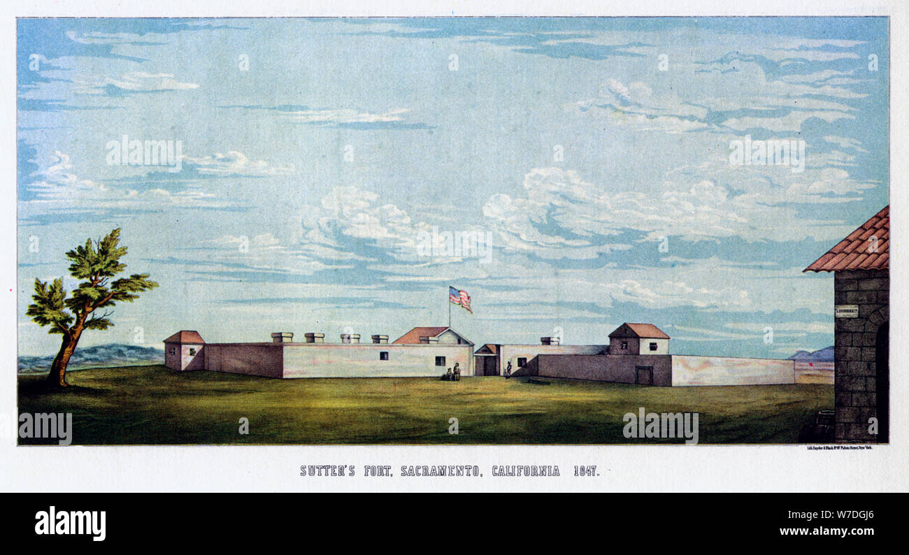 Sutter's fort california hi-res stock photography and images - Alamy