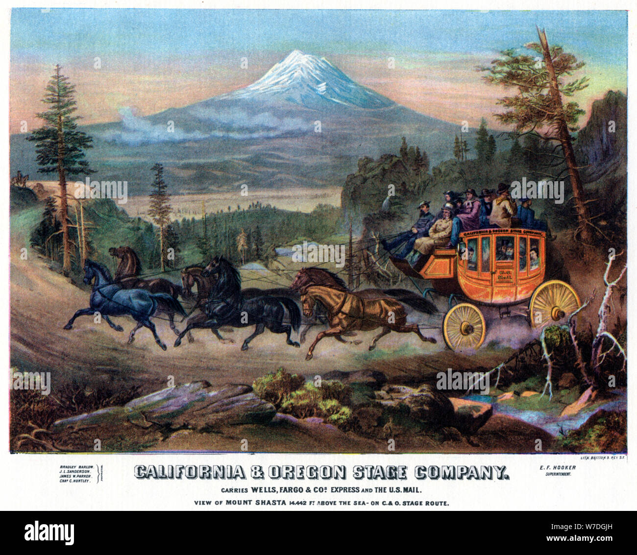 Stagecoach snow hi-res stock photography and images - Alamy