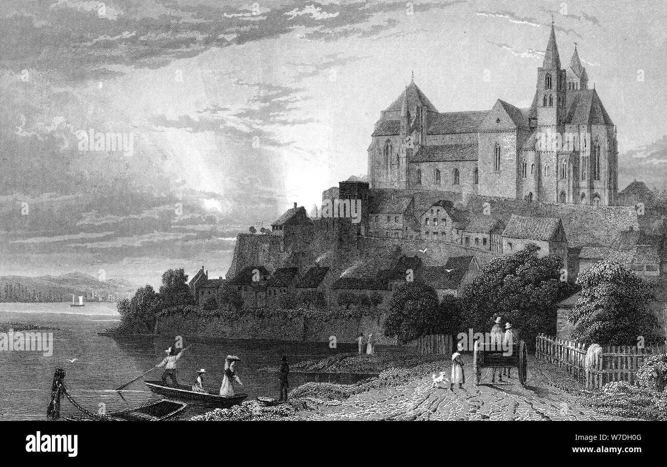 Germany freiburg river Black and White Stock Photos & Images - Alamy