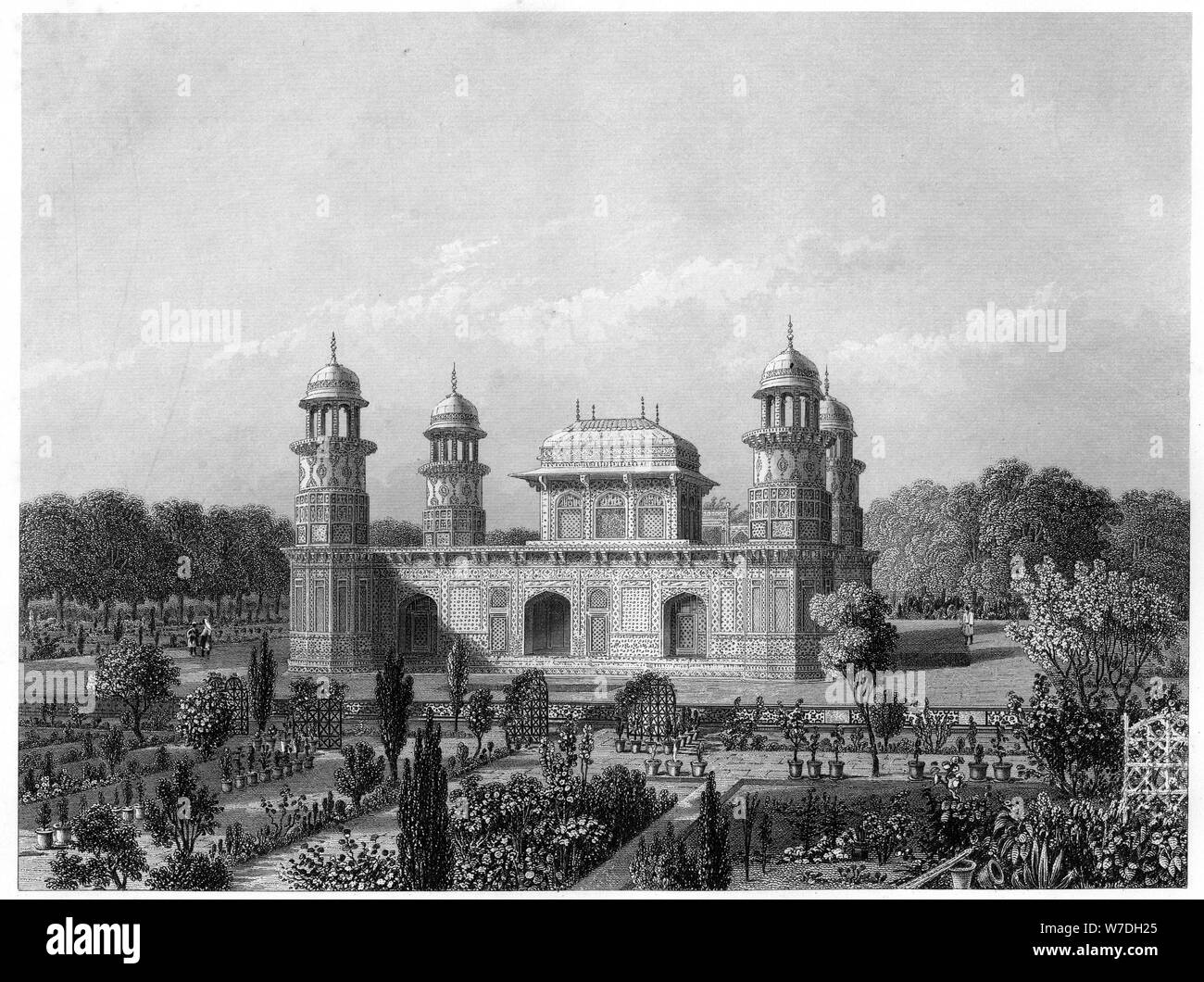 The tomb of Itimad-Ud-Daula, Agra, India, c1860. Artist: Unknown Stock ...