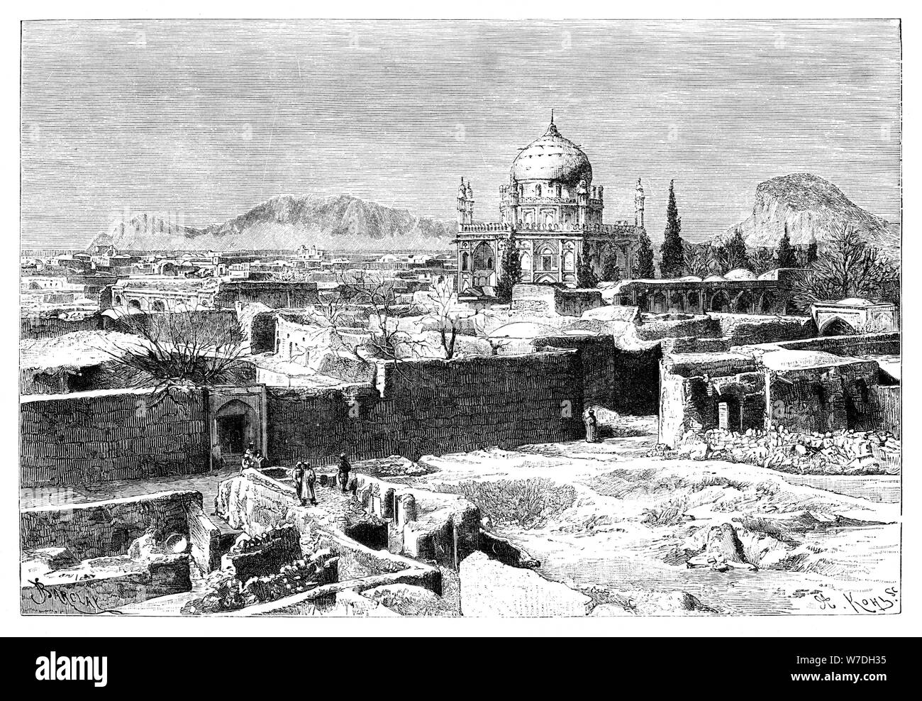 Kandahar, Afghanistan, 1895.Artist: Armand Kohl Stock Photo - Alamy
