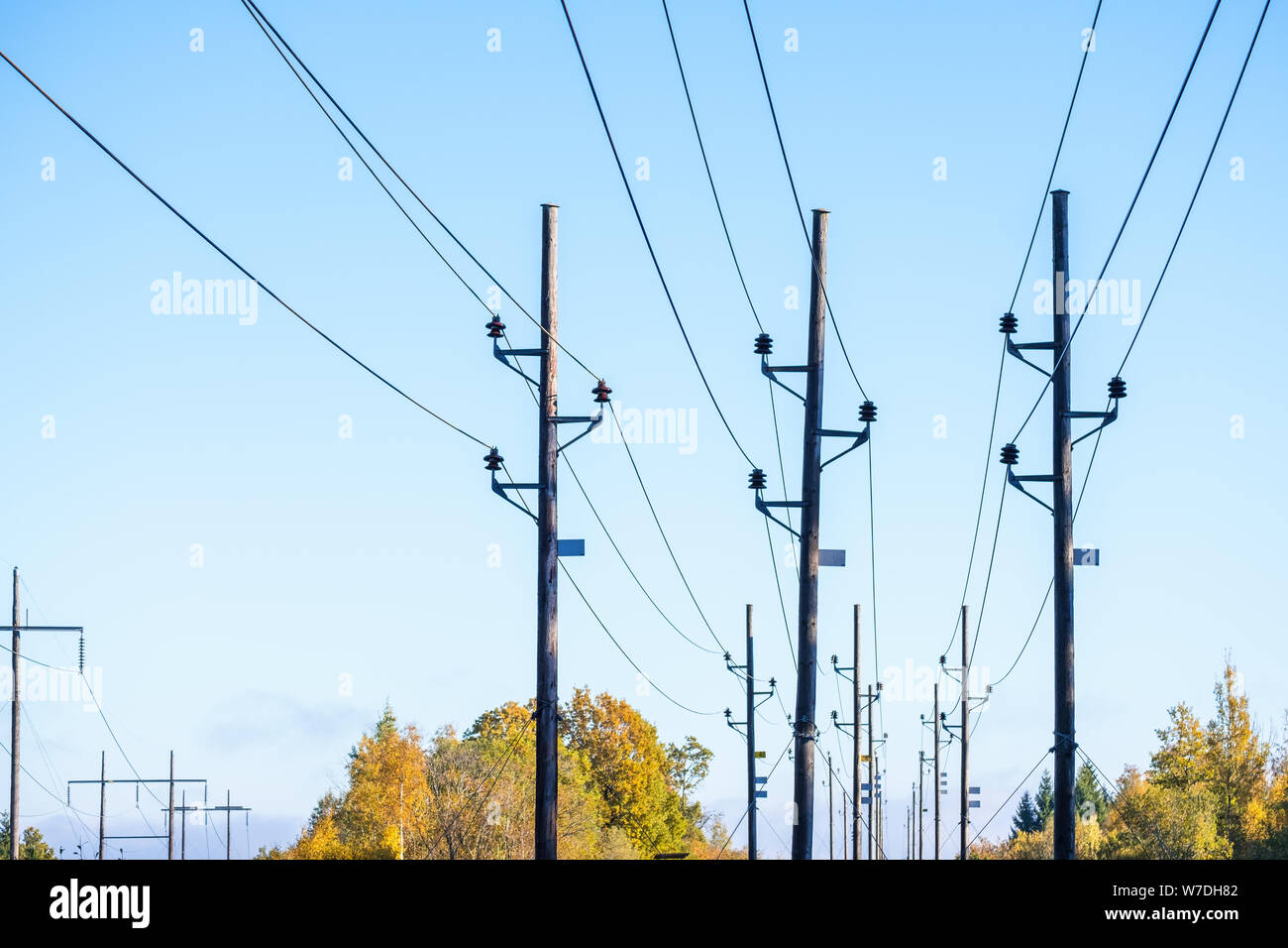 Power line corridor hi-res stock photography and images - Alamy