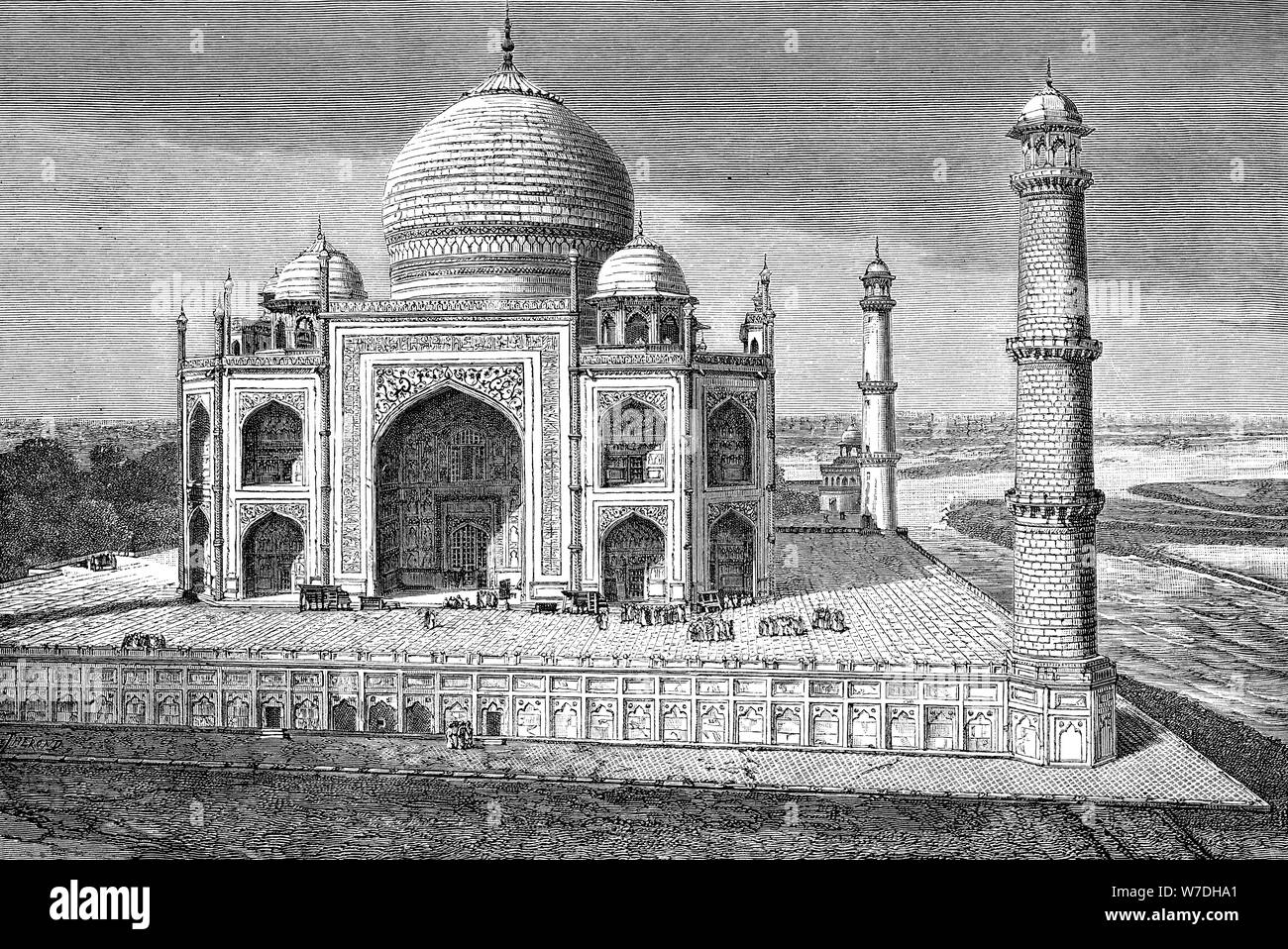 Taj mahal geography hi-res stock photography and images - Alamy