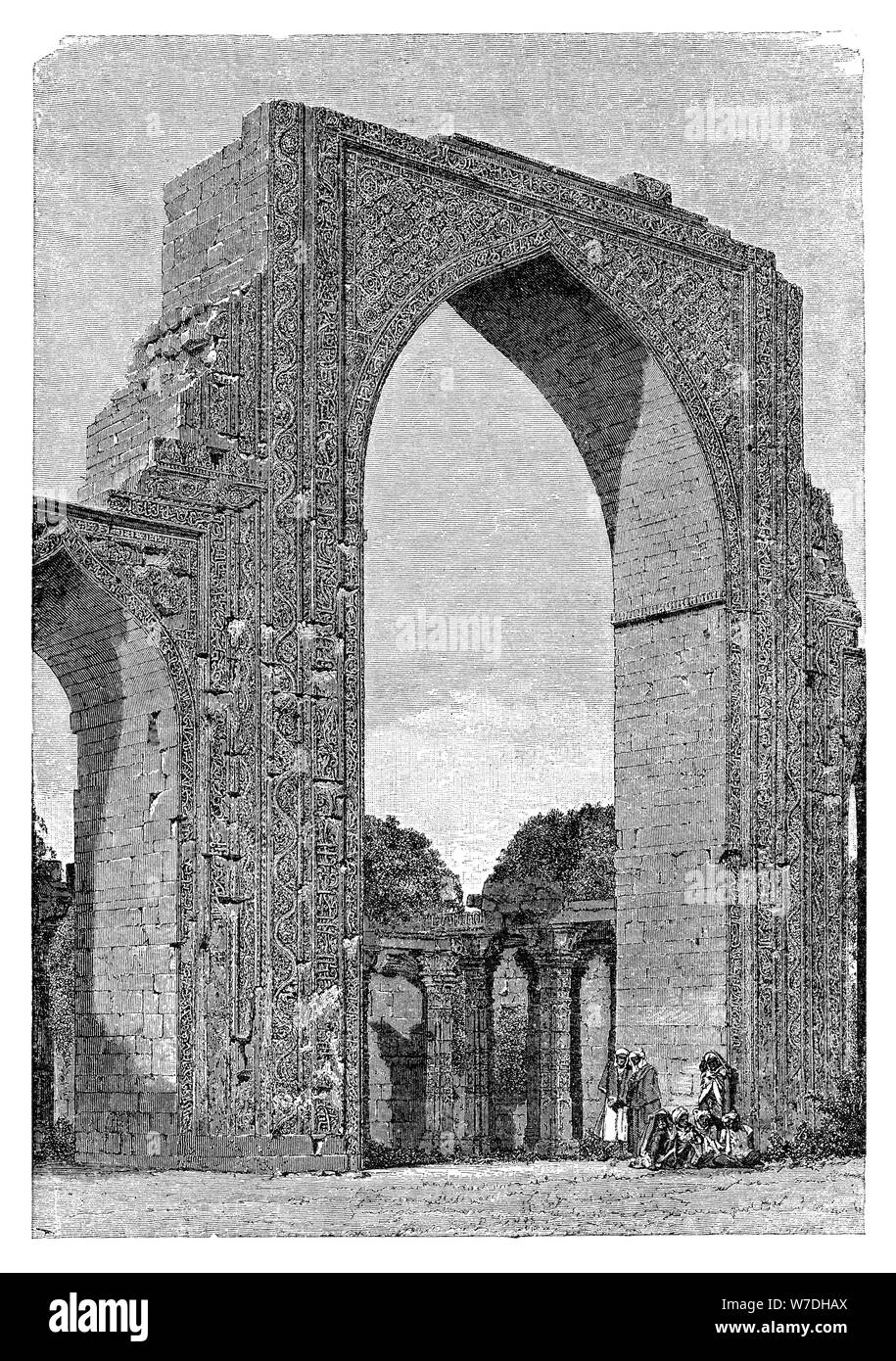 The Kutal Mosque, Delhi district, India, 1895. Artist: Unknown Stock ...