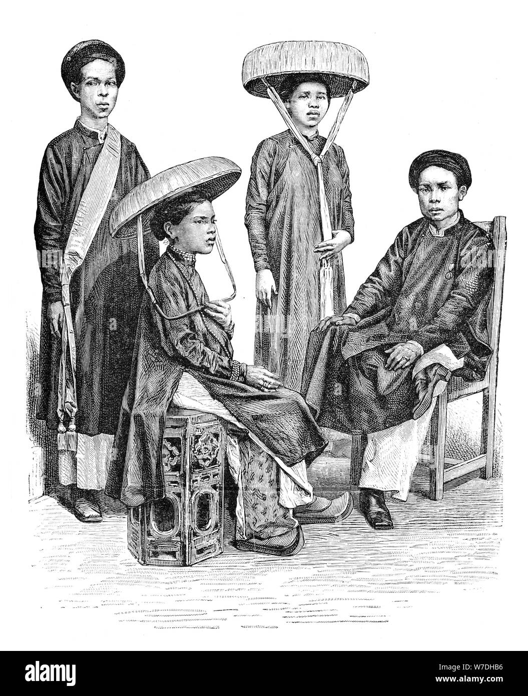 Annam people Black and White Stock Photos & Images - Alamy