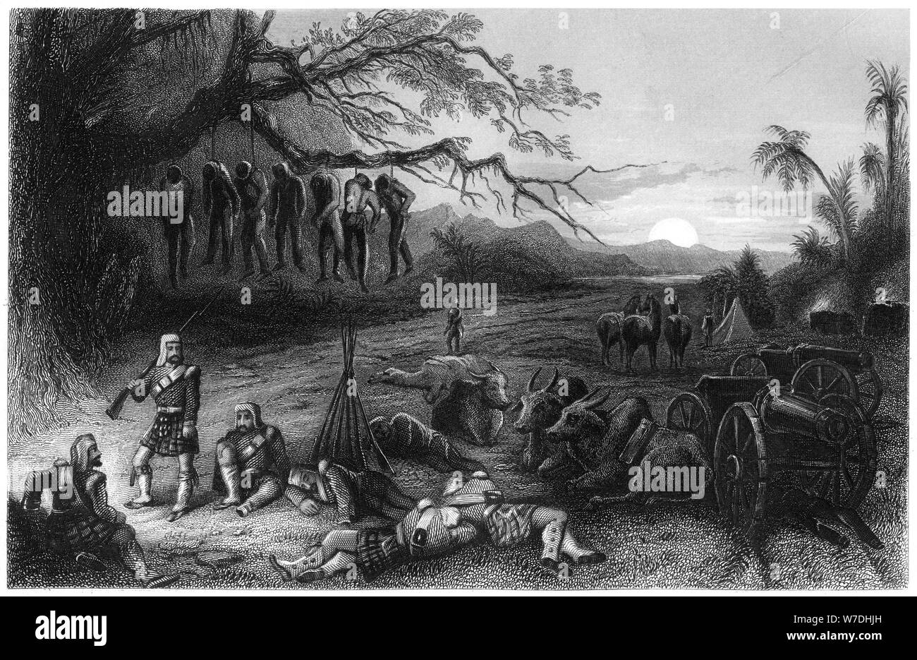 Highland brigade hi-res stock photography and images - Alamy