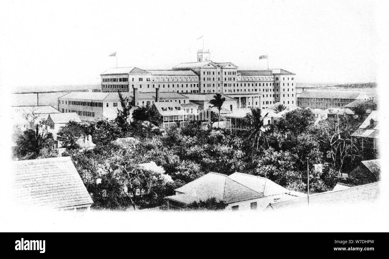 Nassau bahamas architecture Black and White Stock Photos & Images - Alamy
