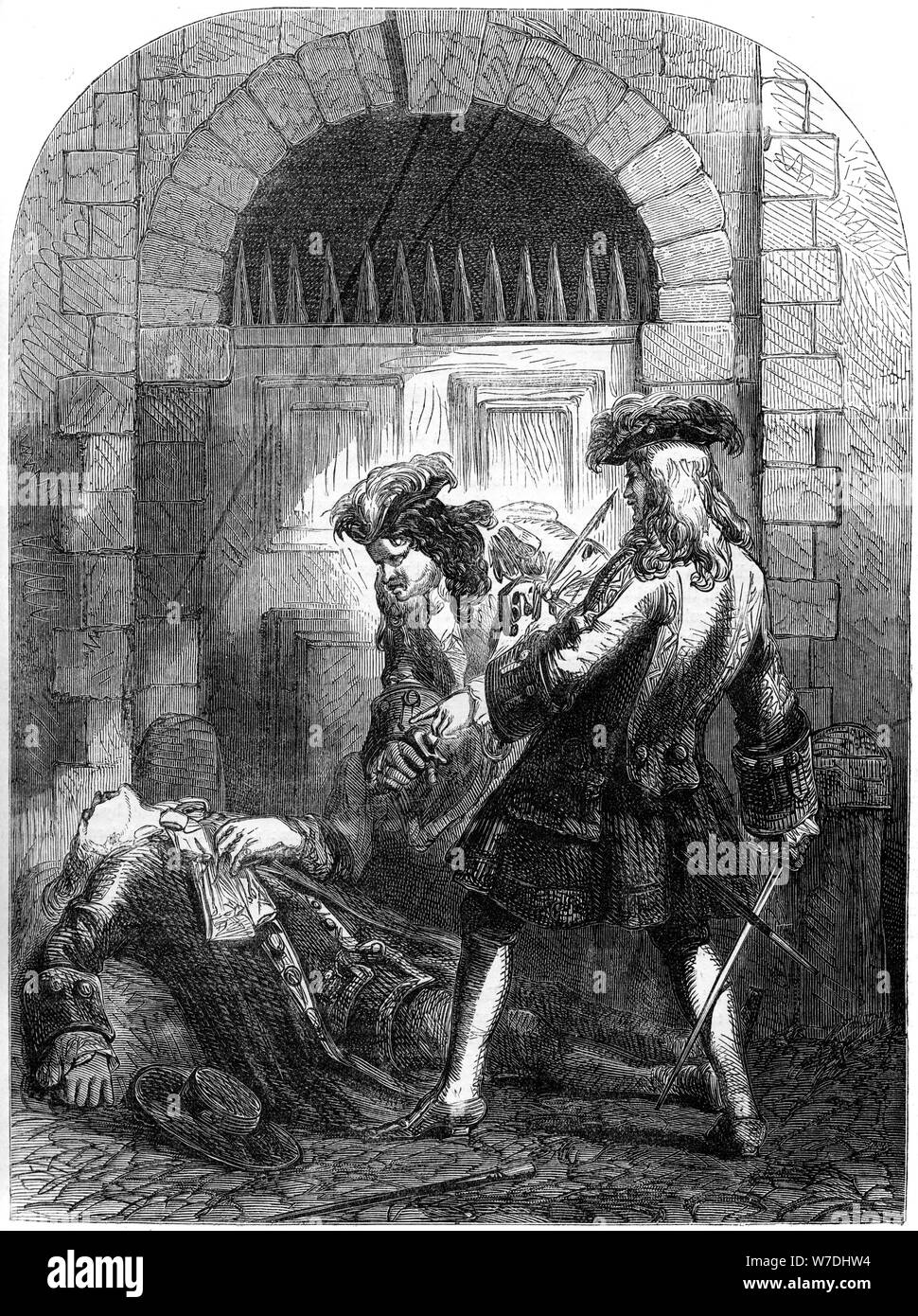 The unknown murderer Black and White Stock Photos & Images - Alamy