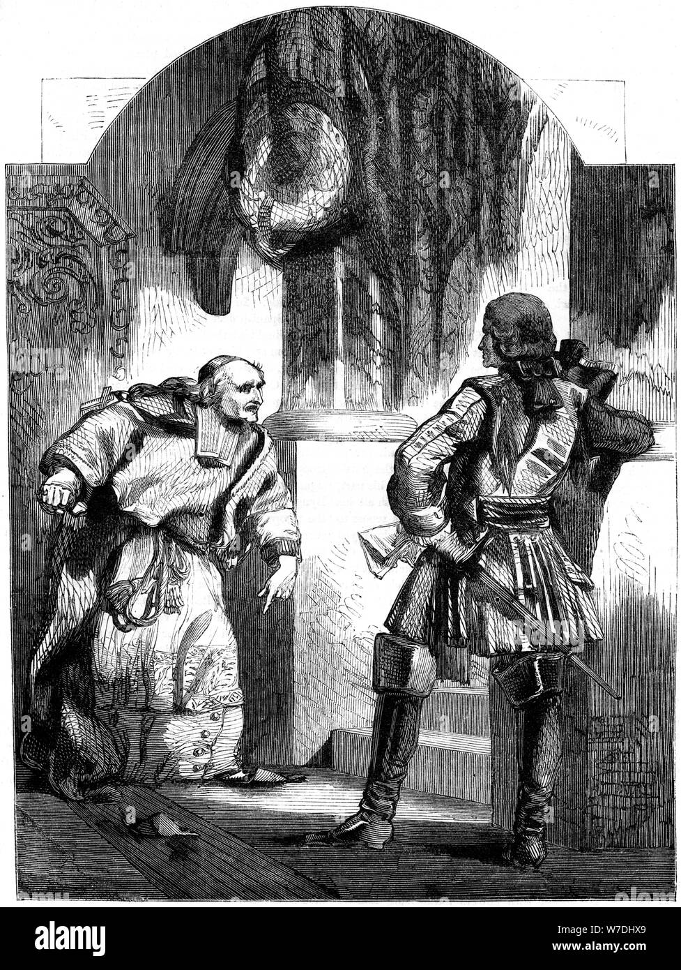 The meeting between Cardinal Giulio Alberoni and Colonel Stanhope, 18th ...