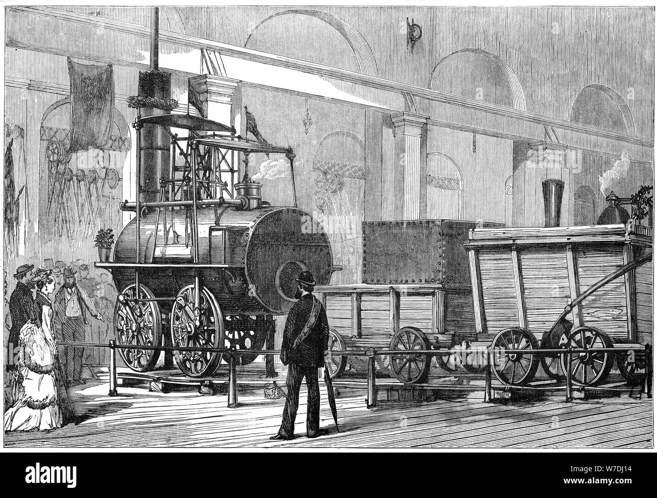 'Locomotion', the first steam locomotive, at the Railway Jubilee ...