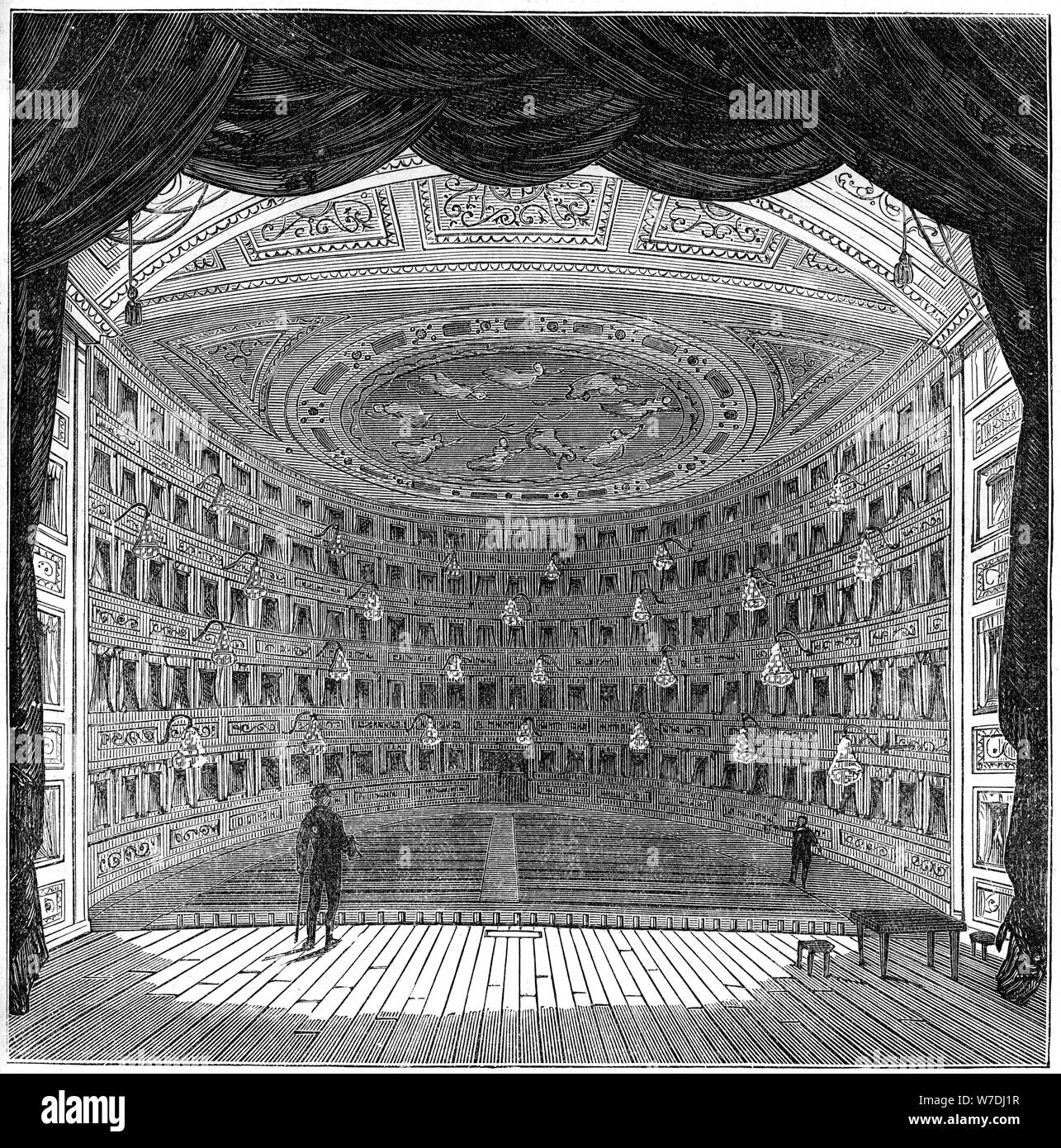 Country theatre 19th Black and White Stock Photos & Images - Alamy