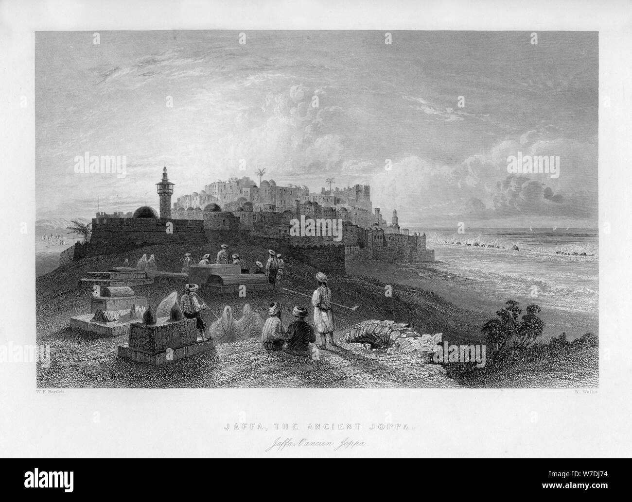 Jaffa, the ancient Joppa, Palestine (Israel), 1841.Artist: W Wallis ...