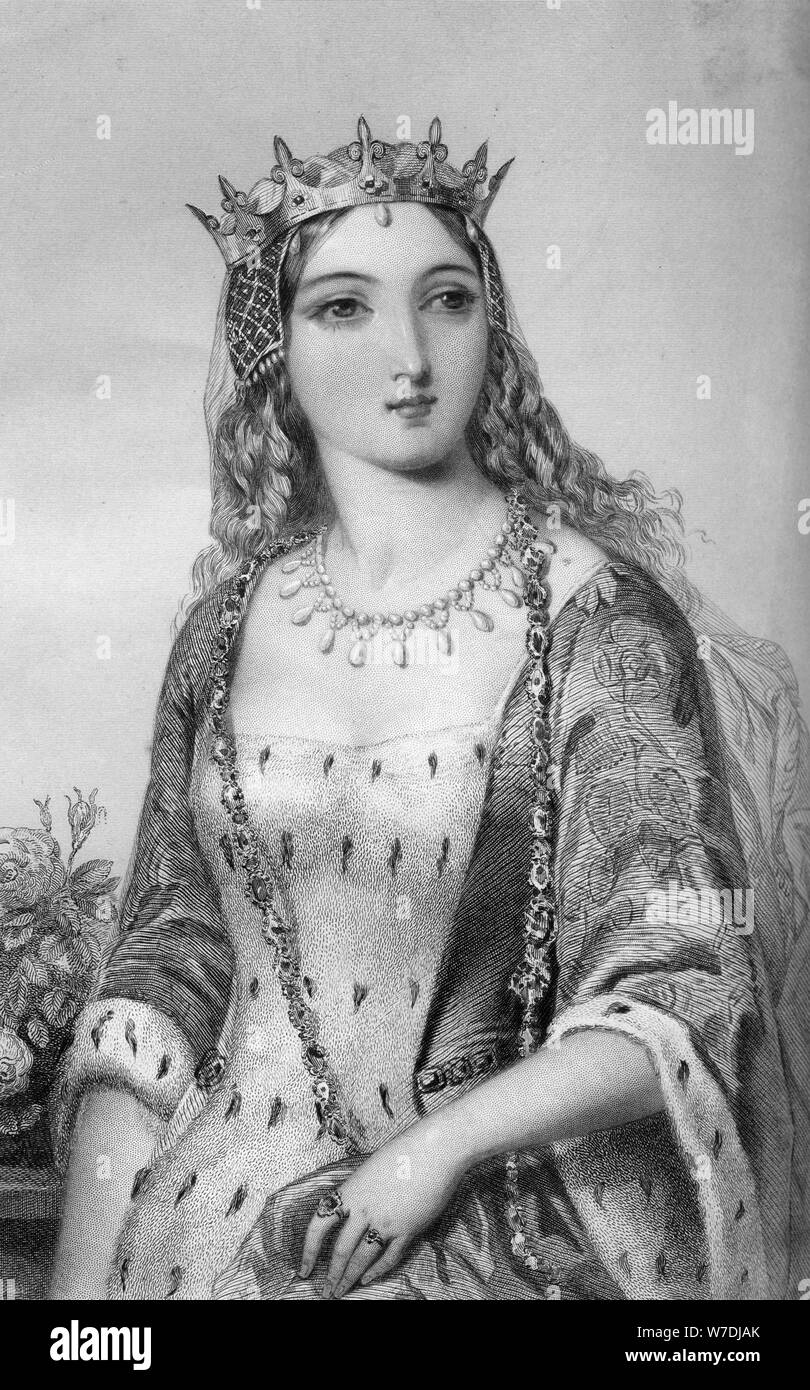 Margaret of Anjou (1430-1482), queen consort of King Henry VI, 1851 ...