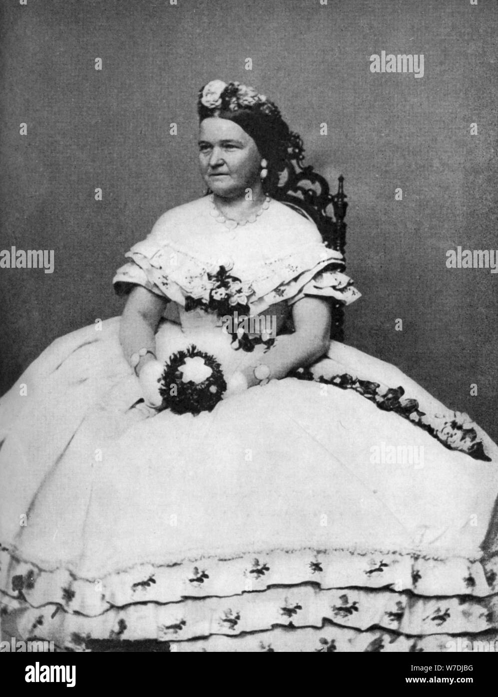 Mary Todd Lincoln, wife of President Abraham Lincoln, c1860s, (1908 ...