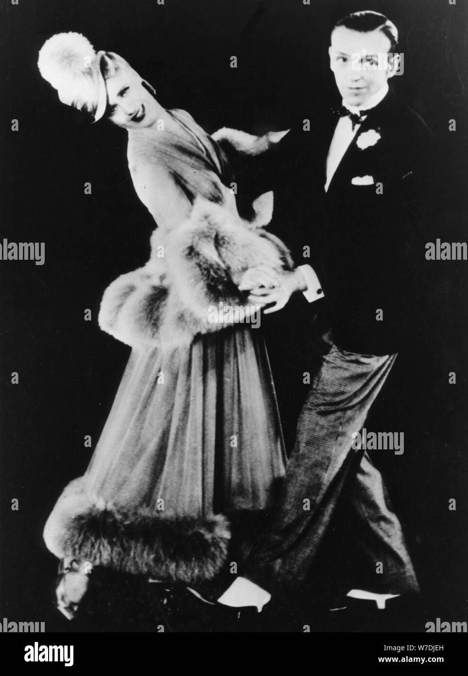 Fred Astaire and Ginger Rogers dancing, 1939. Artist: Unknown Stock ...