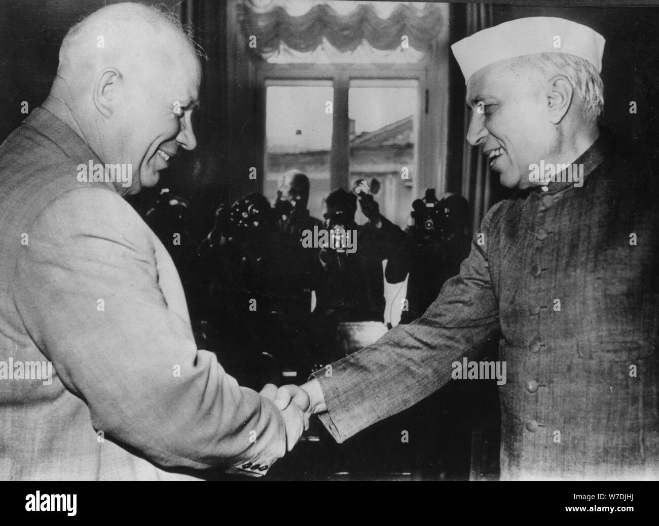 Nikita khrushchev and jawaharlal nehru hi-res stock photography and ...