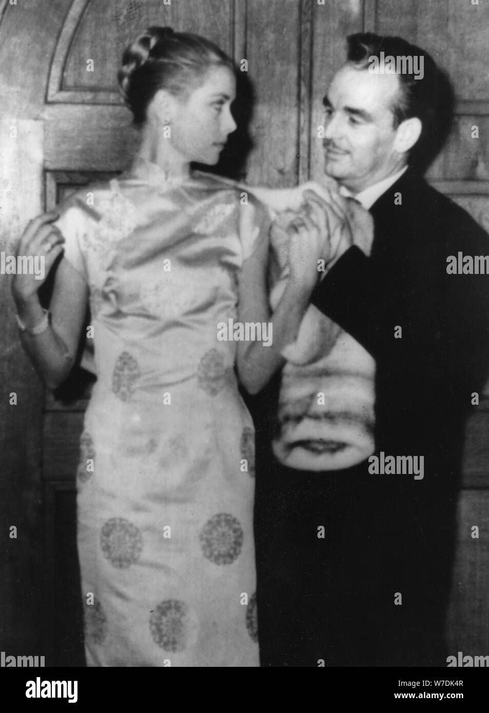 Prince rainier and grace kelly portrait hi-res stock photography and ...