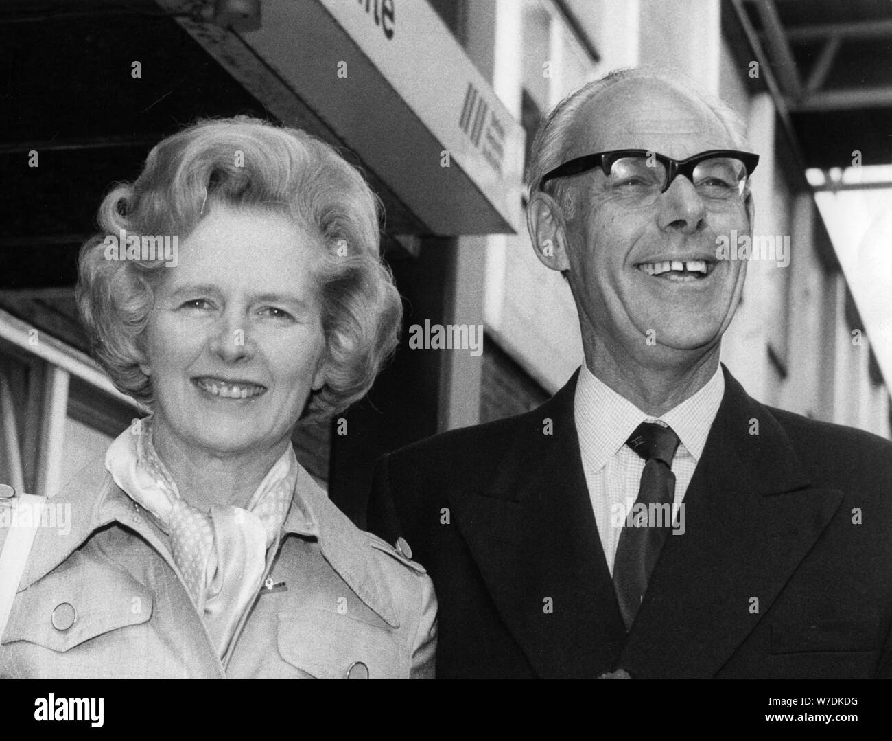 The leader of the conservative party with his wife Black and White ...