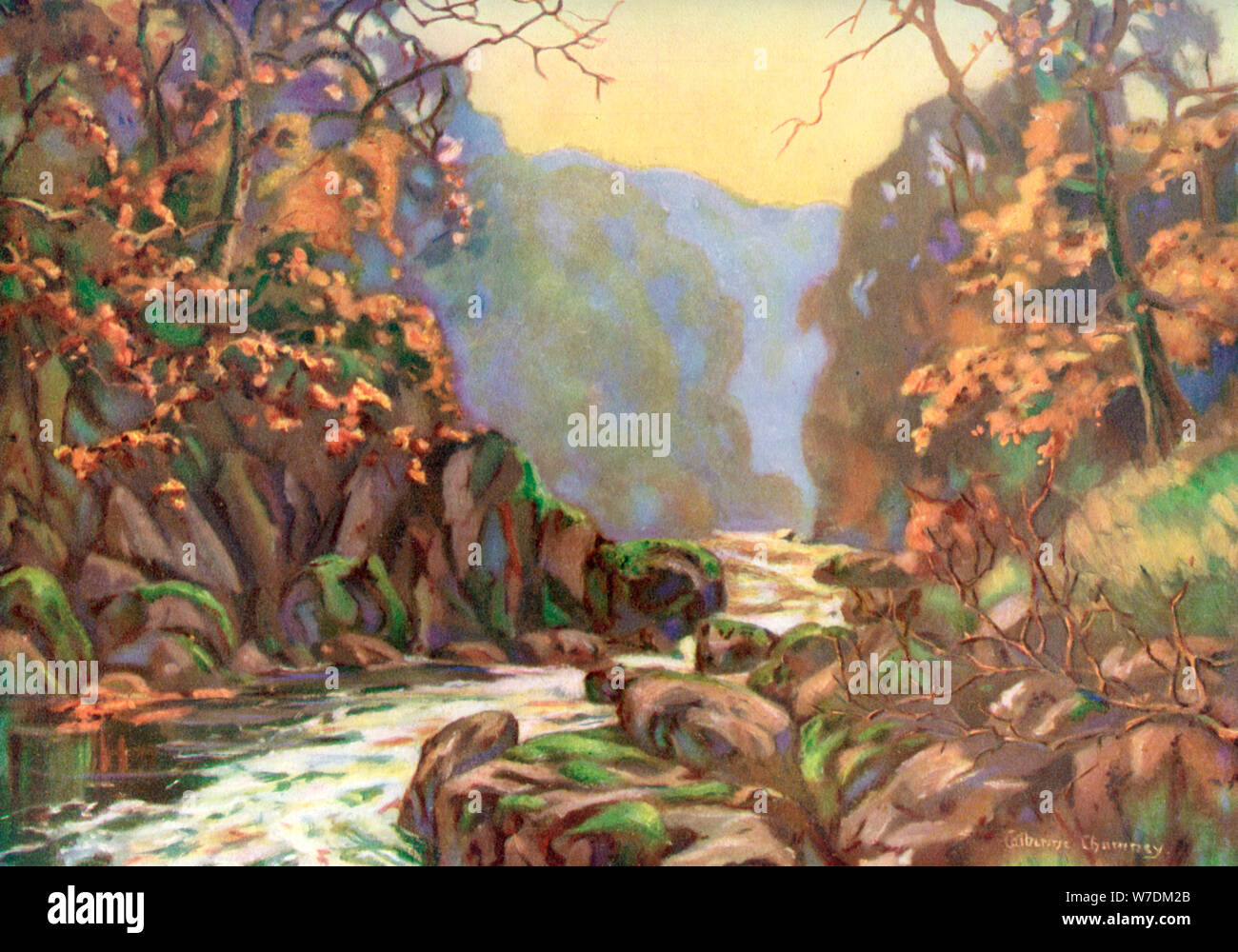 'On the Dargle, County Wicklow', Ireland, 1924-1926.Artist: Catharine ...