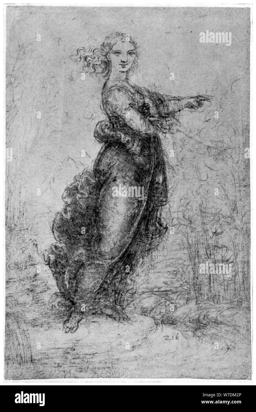 Floating female figure, late 15th or early 16th century (1954).Artist ...