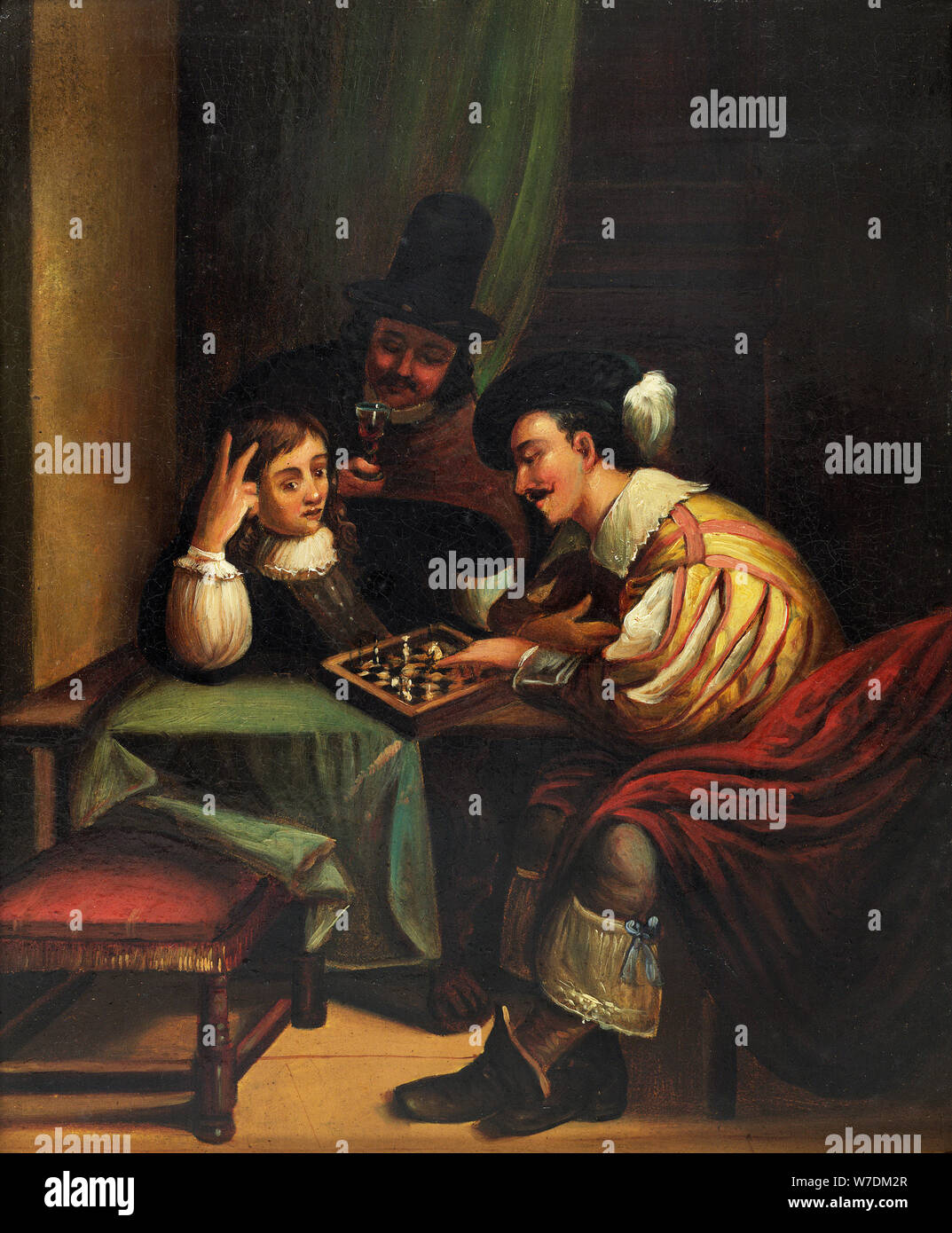 'The Chess Players'. Artist: Unknown Stock Photo - Alamy