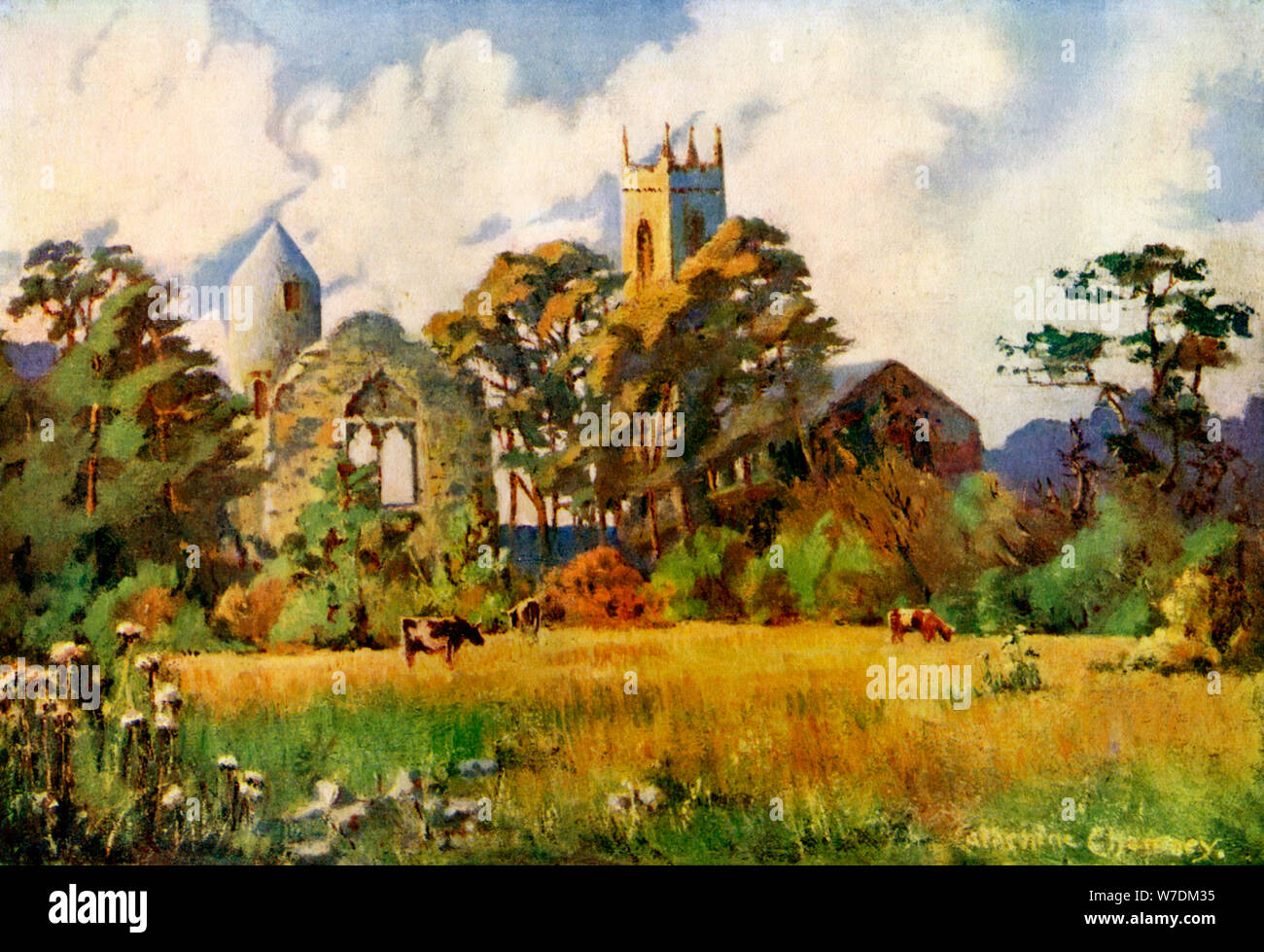 Catholic church painting landscape hi-res stock photography and images ...