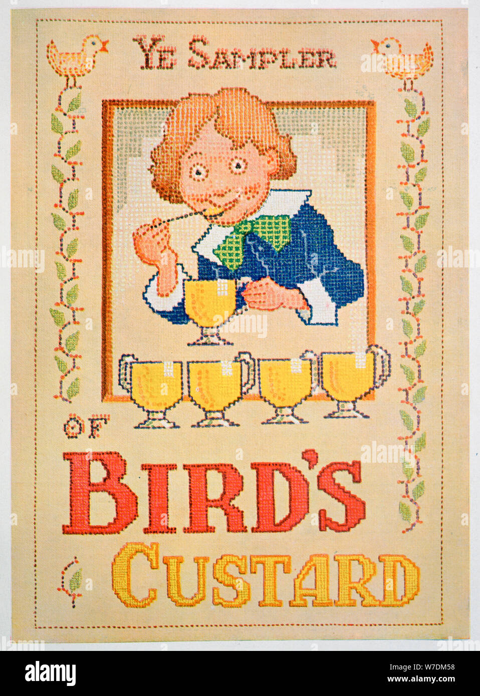 Bird's Custard advert, 1929. Artist: Unknown Stock Photo - Alamy