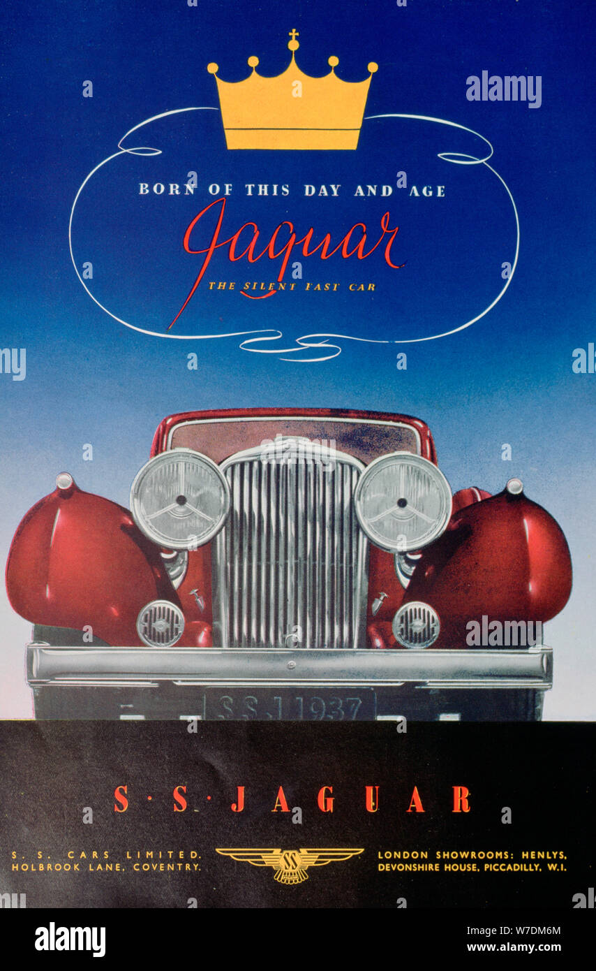 1930s british car advertisement hi-res stock photography and images - Alamy