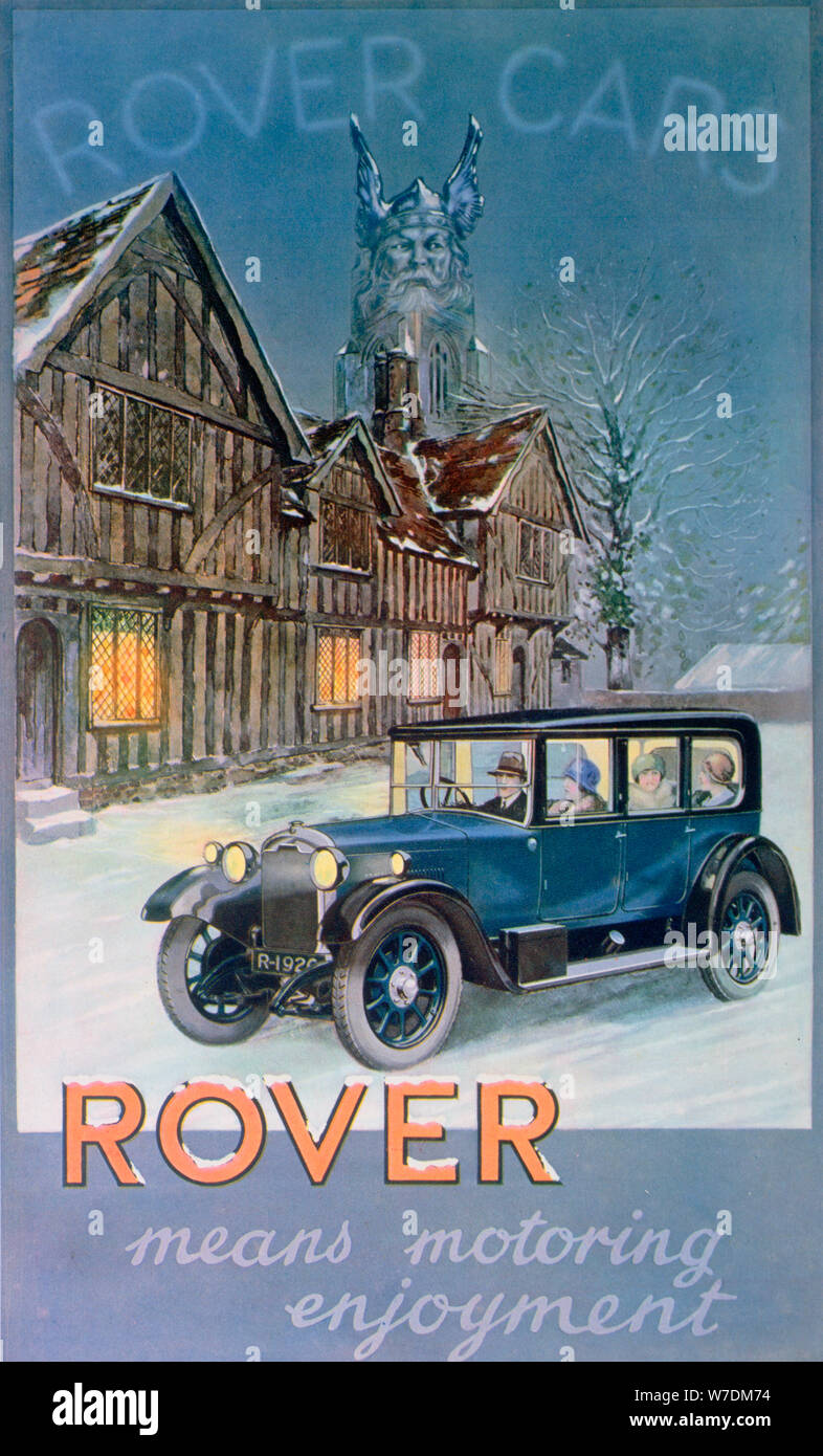 Vintage advert british cars hi-res stock photography and images - Alamy