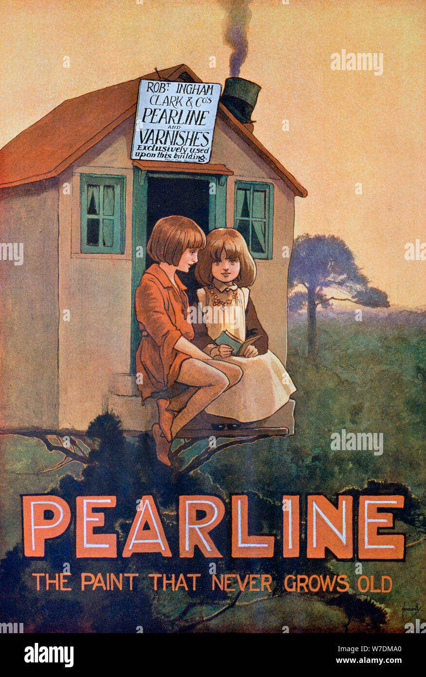 Pearline paint advert, 1920s. Artist: Unknown Stock Photo - Alamy