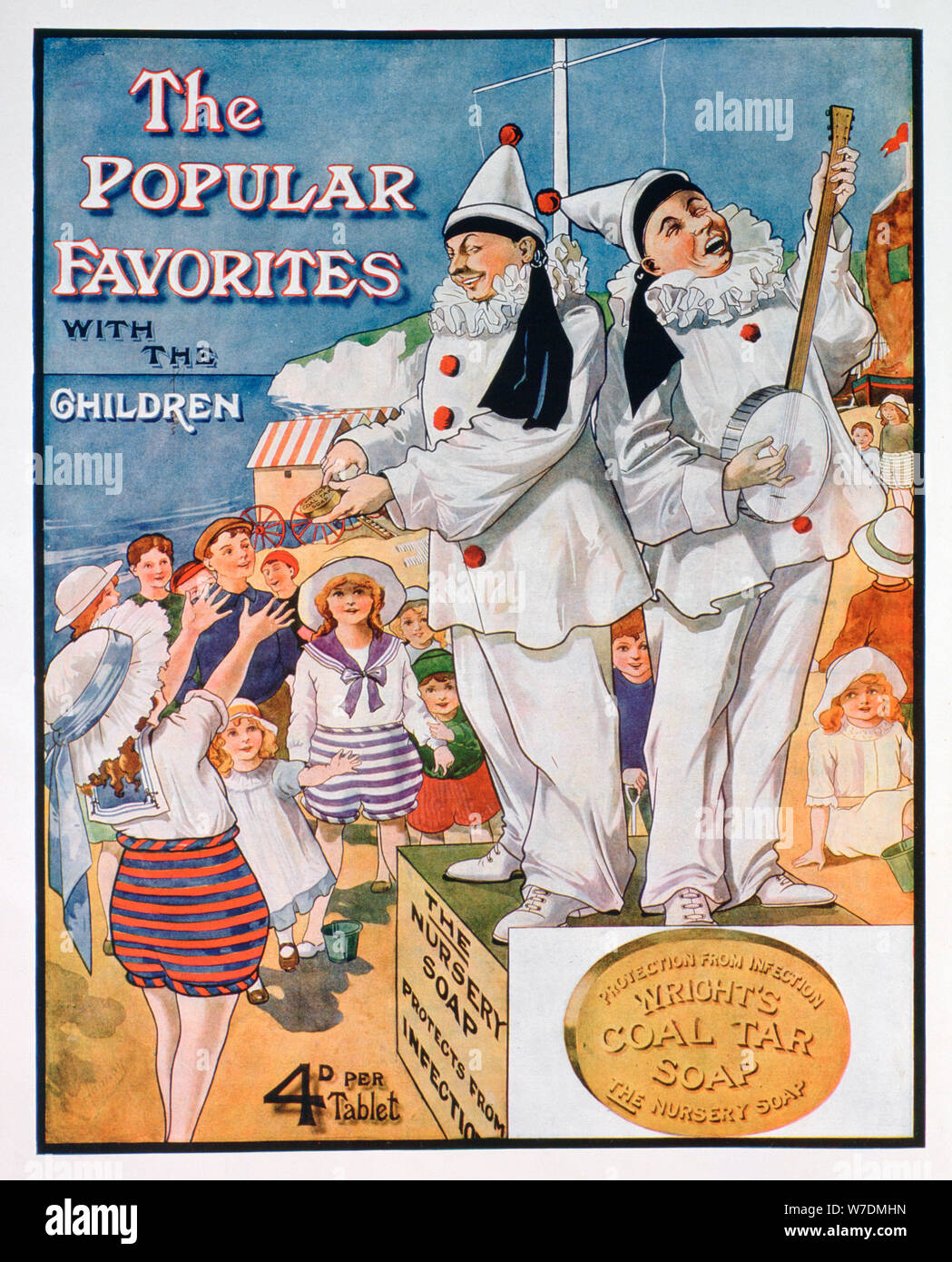 Advert for Wright's coal tar soap, 1914. Artist: Unknown Stock Photo ...