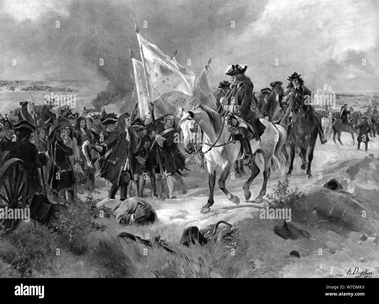 The Battle of Ramillies, 1706. Artist: Unknown Stock Photo - Alamy