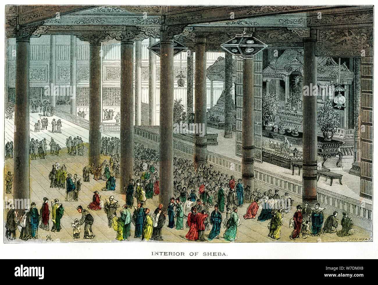 'Interior of Sheba', Japan. Artist: Unknown Stock Photo - Alamy