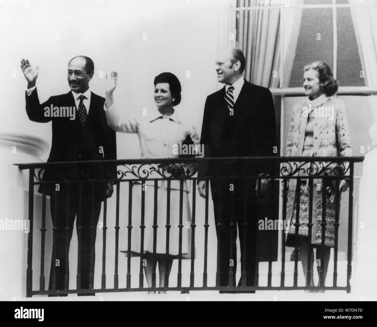 Wife of president sadat of egypt hi-res stock photography and images ...