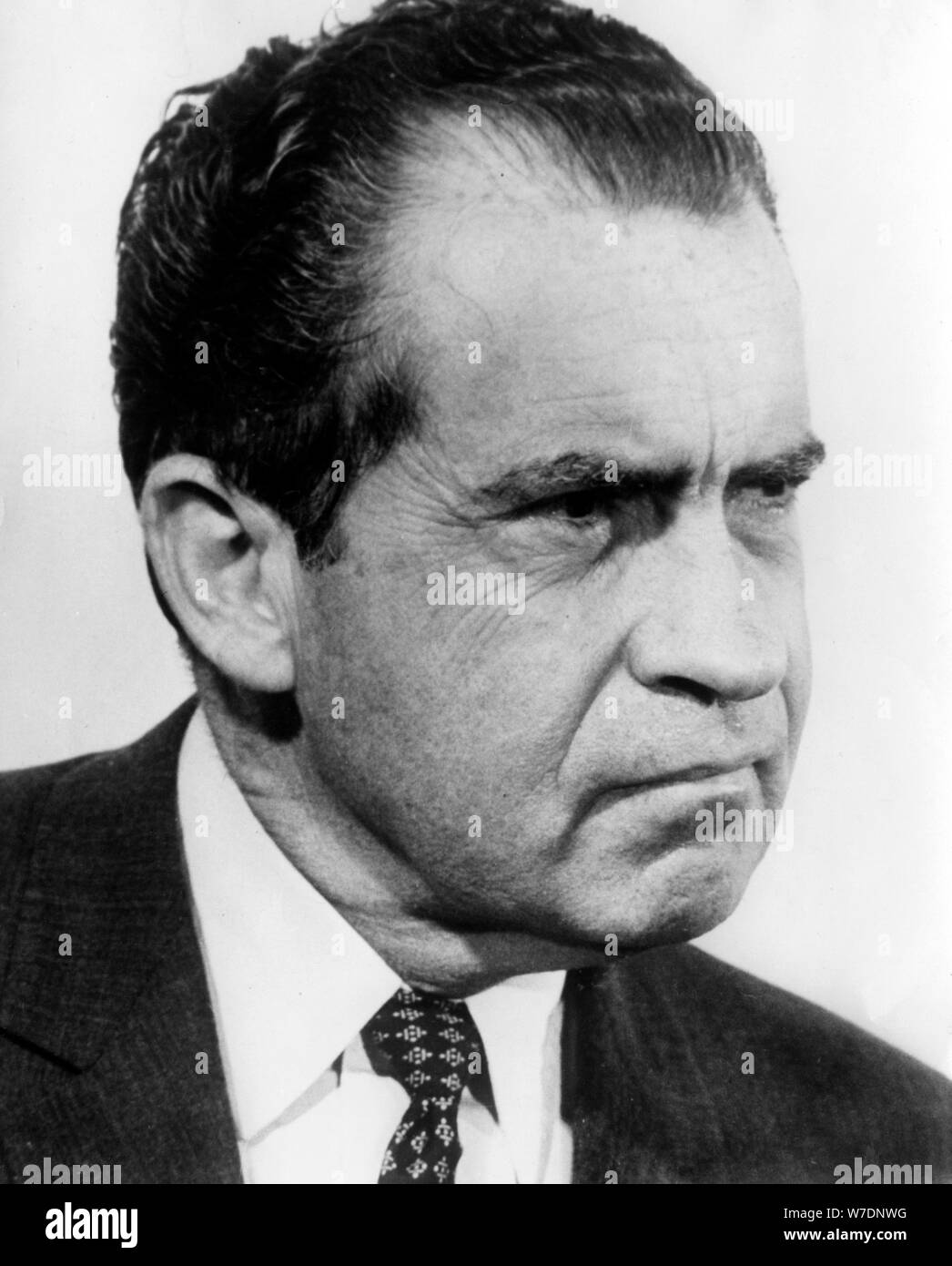 Richard Nixon Portrait Black and White Stock Photos & Images - Alamy