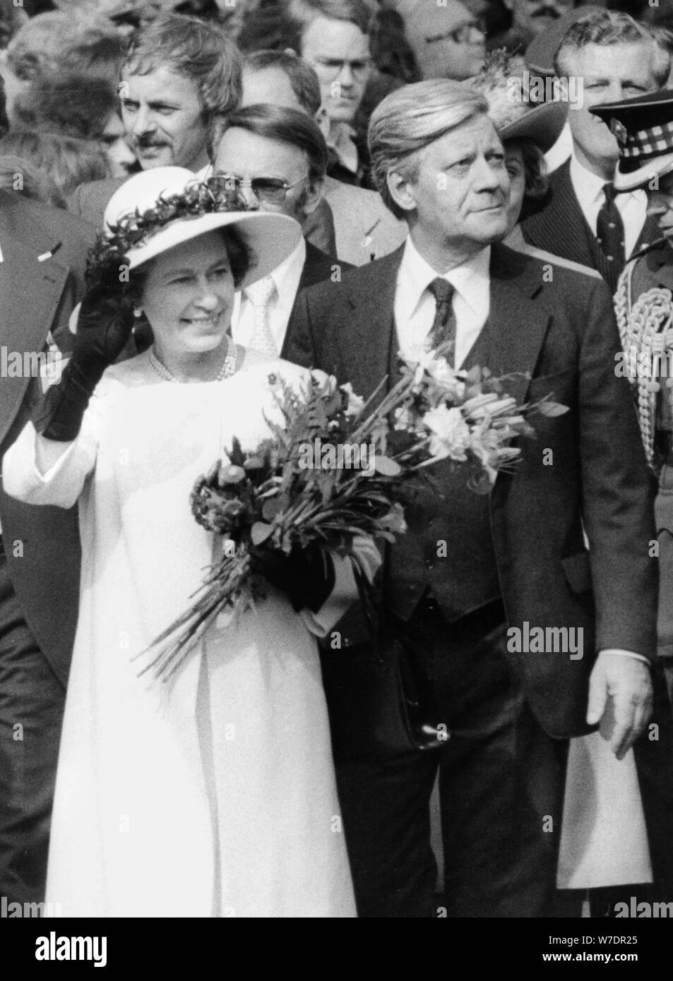 Queen elizabeth ii 1978 Black and White Stock Photos & Images - Alamy