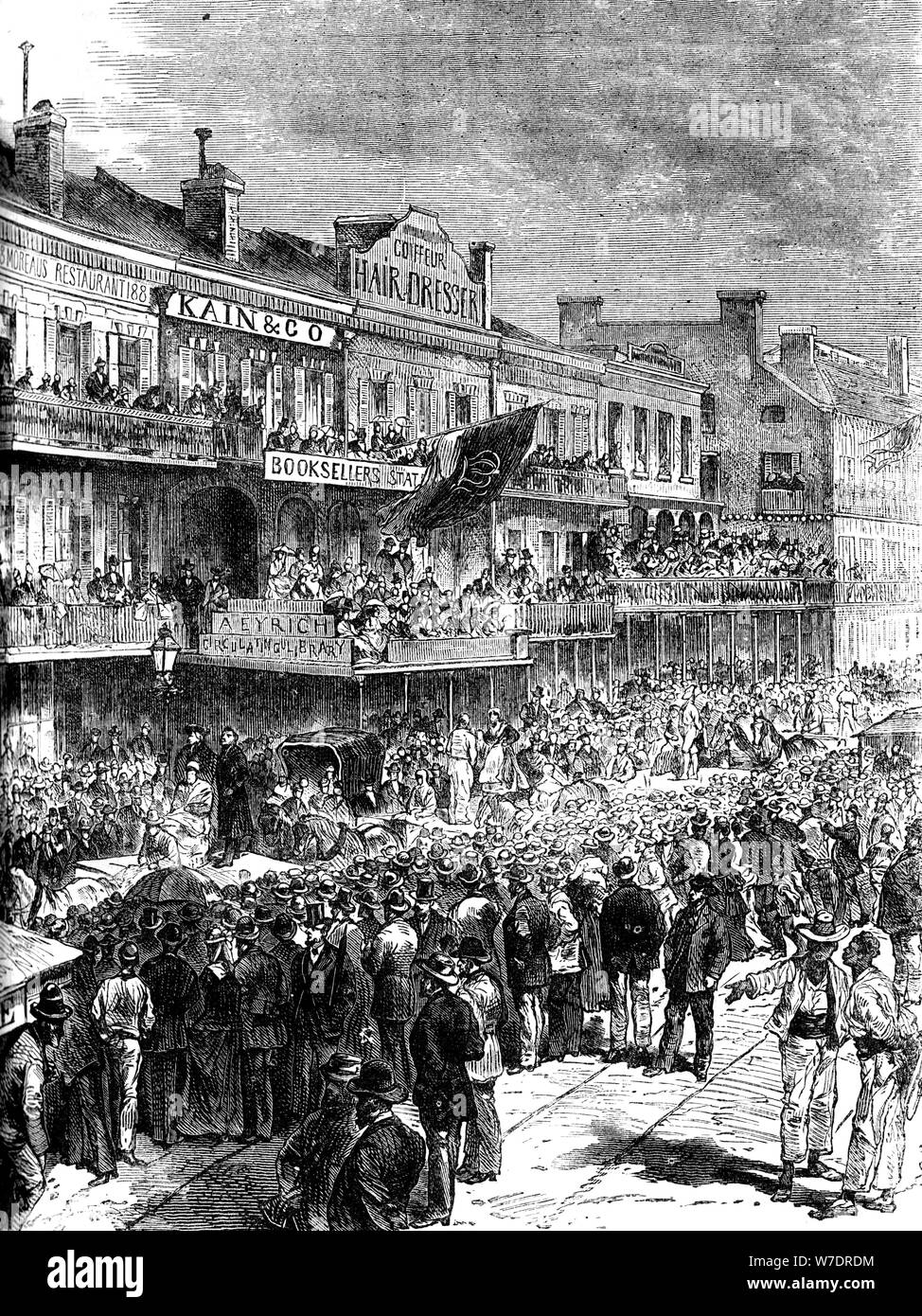 People on new orleans Black and White Stock Photos & Images - Alamy