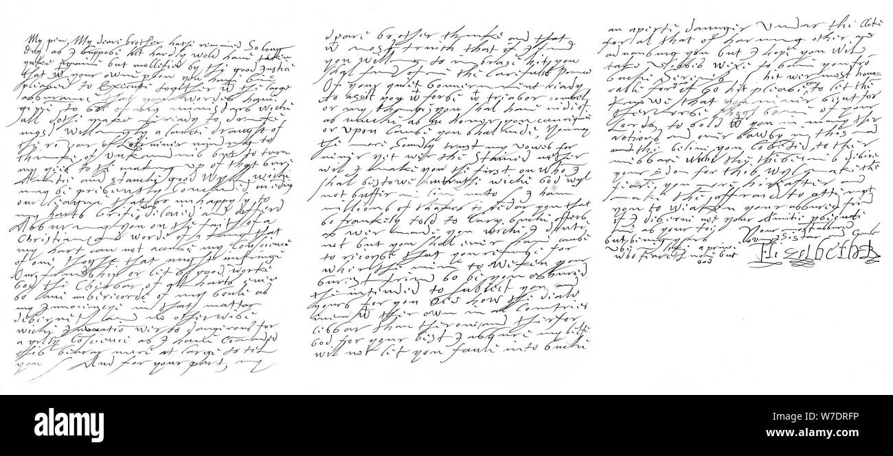 Elizabethan Handwriting