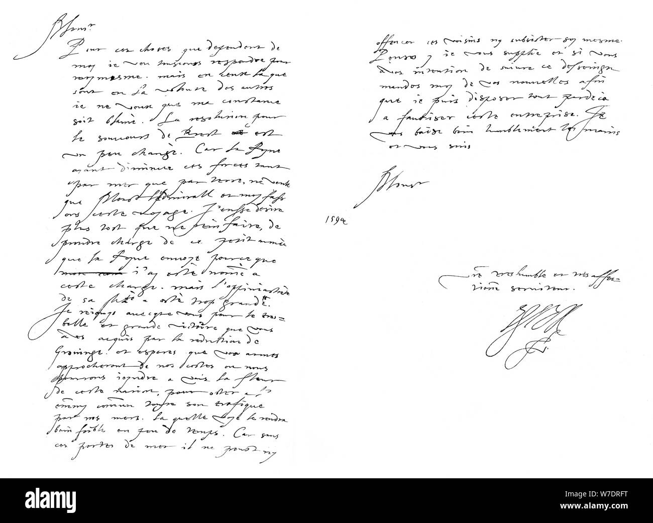 Elizabethan tudor handwriting hi-res stock photography and images - Alamy