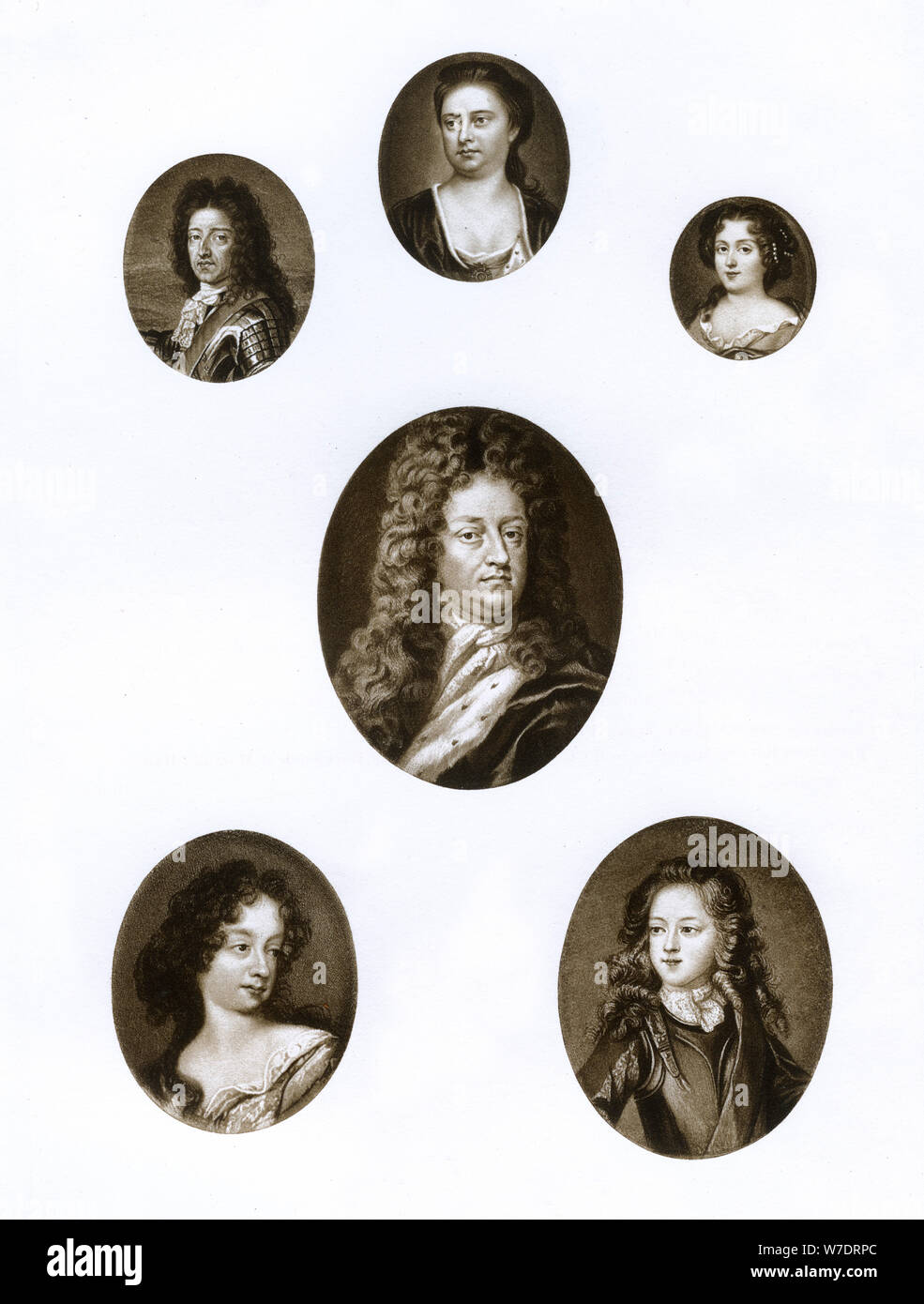 Man woman royalty sovereign portraits portraits hi-res stock ...