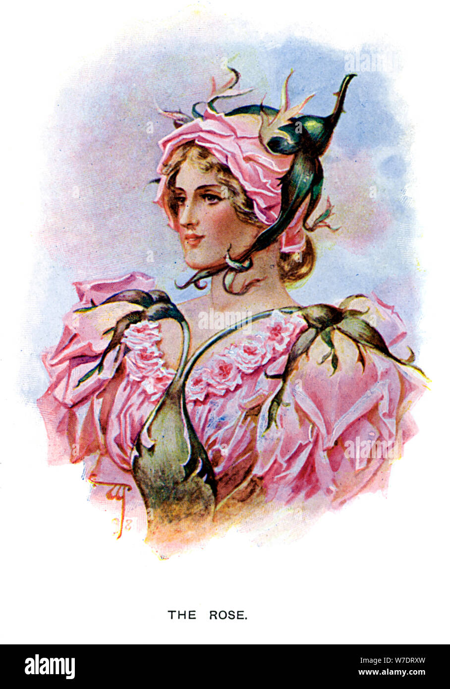 'The Rose', 1899. Artist: Unknown Stock Photo - Alamy