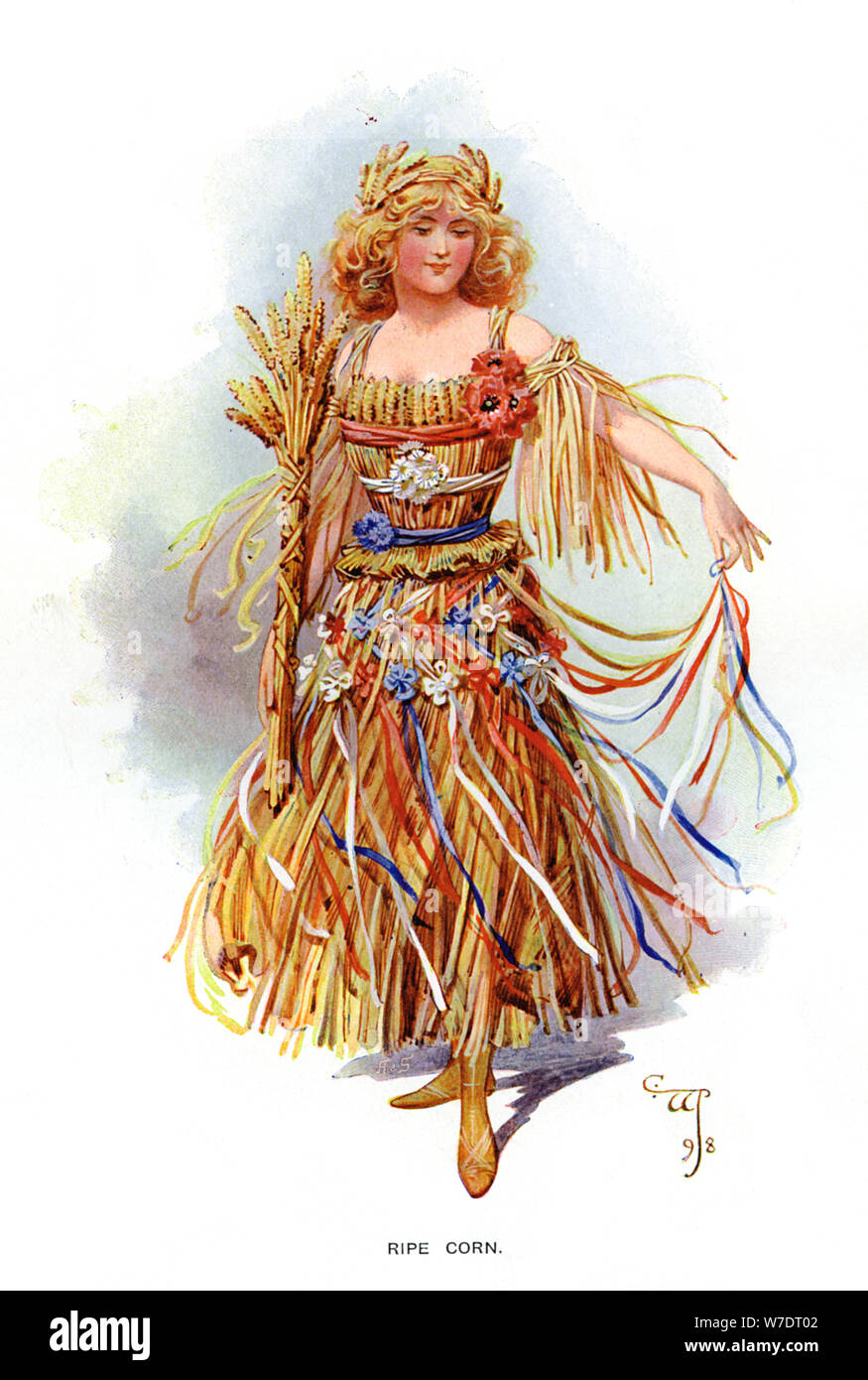 'Ripe Corn', 1899. Artist: Unknown Stock Photo - Alamy