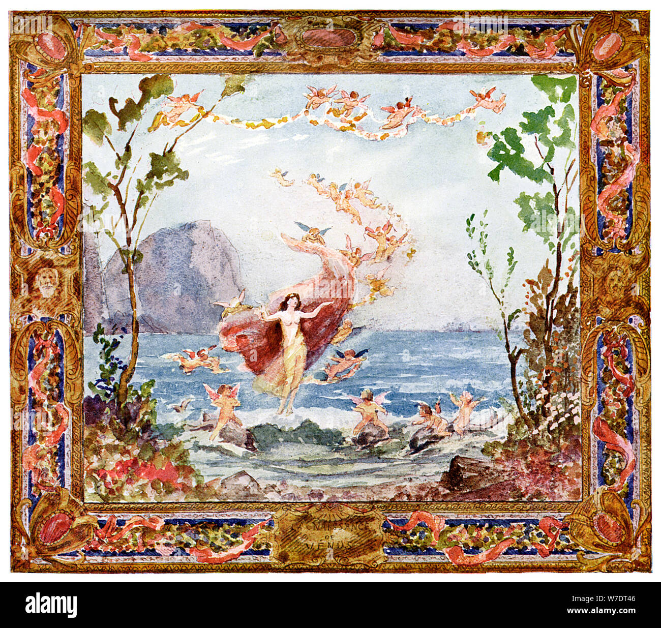 'The Birth of Venus', 1900. Artist: Unknown Stock Photo - Alamy