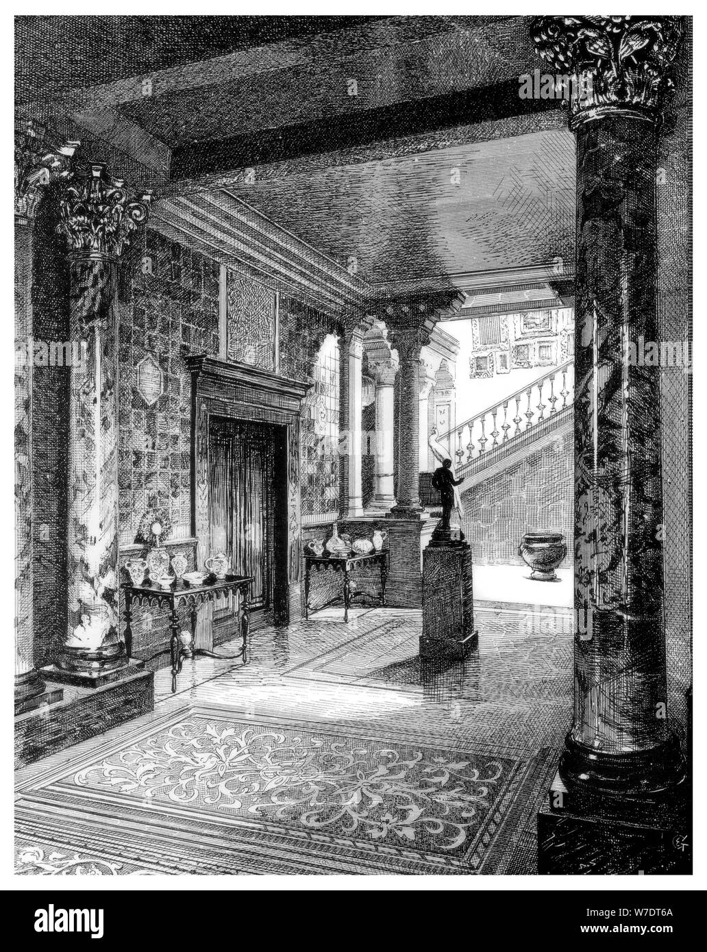 'The Vestibule', c1880-1882. Artist: Unknown Stock Photo - Alamy