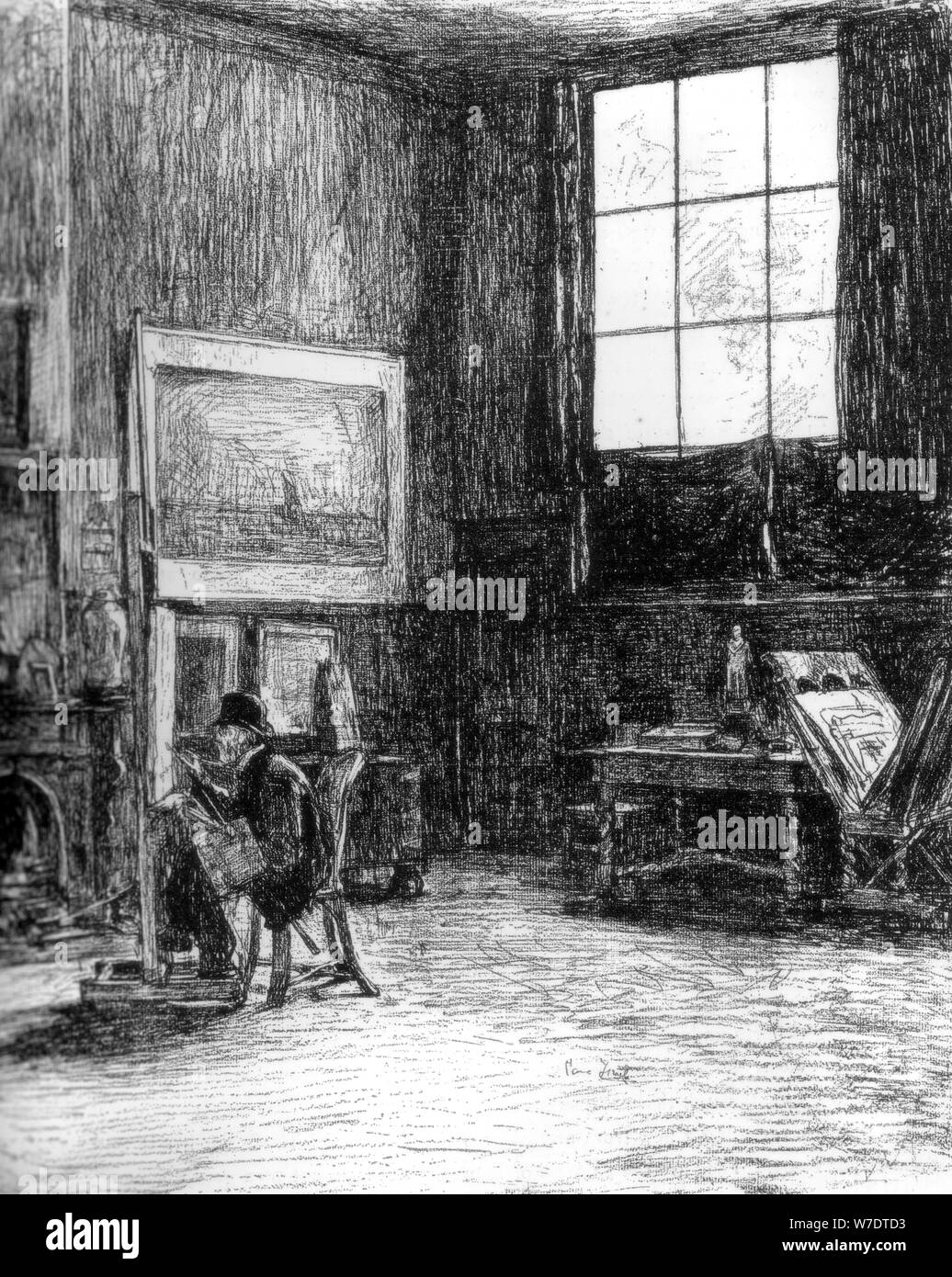 Unknown [painter work in Black and White Stock Photos & Images - Alamy