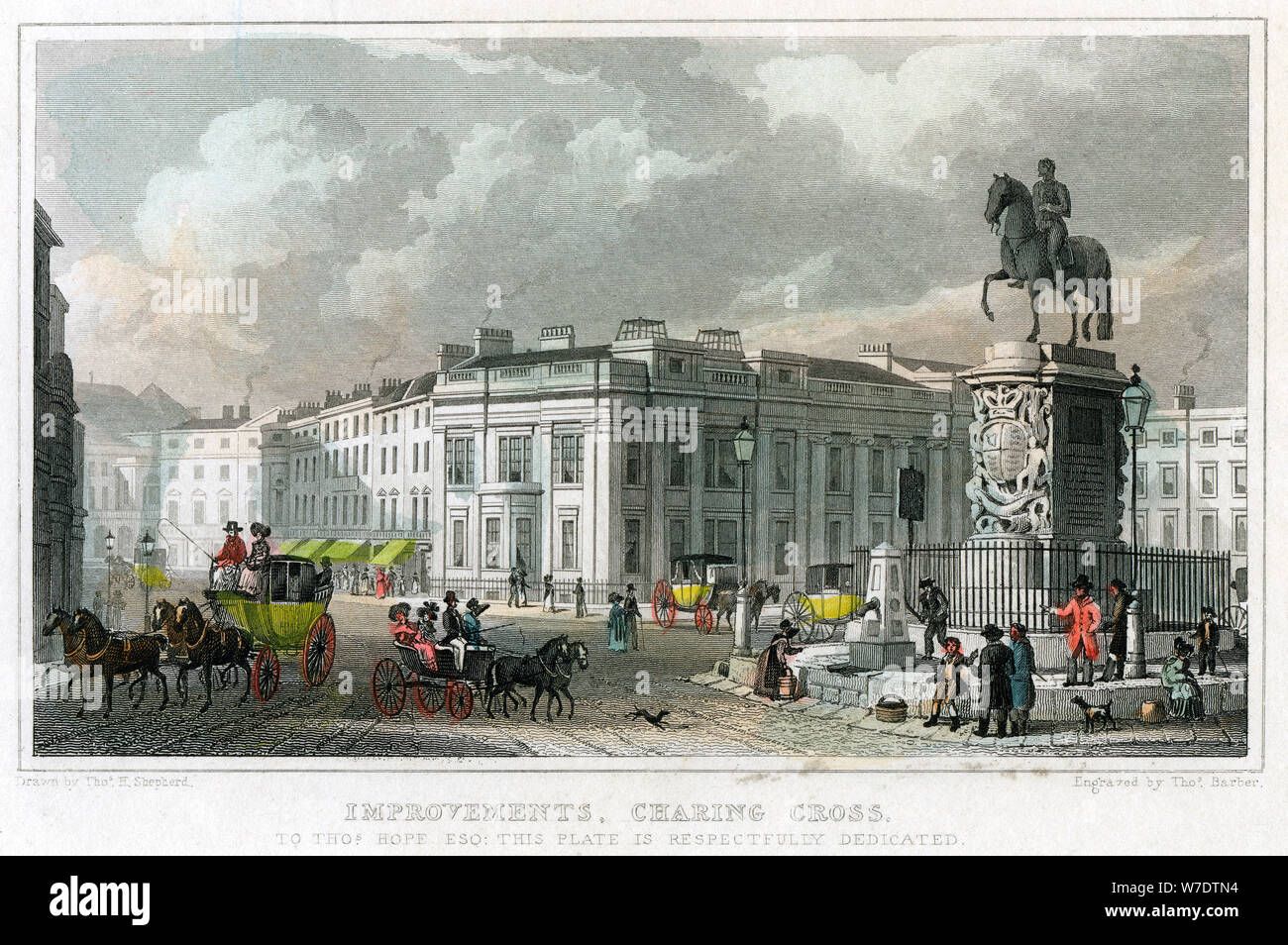 Statue of charles i charing cross hi-res stock photography and images ...