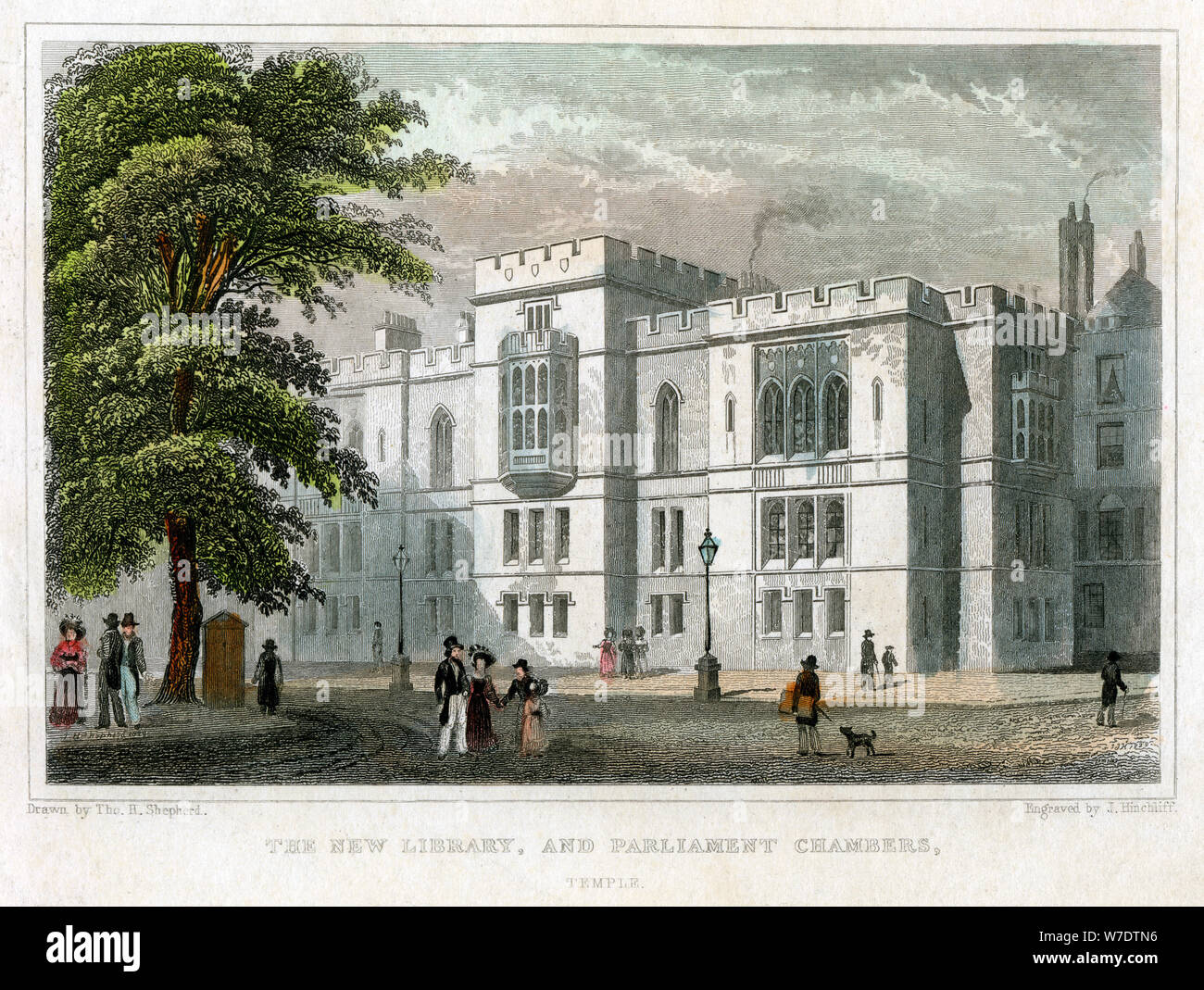 The New Library and Parliament Chambers, Westminster, London, 1829 ...