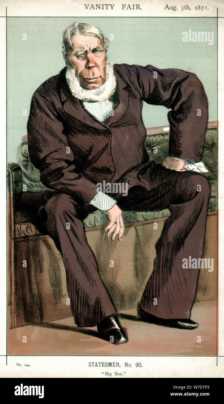 'Big Ben' George Bentinck, British politician, 1871.Artist: Coide Stock ...