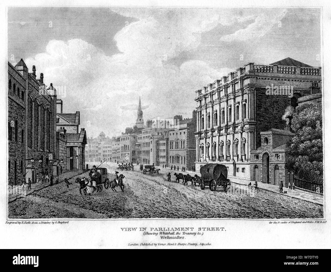 London street view buildings hi-res stock photography and images - Alamy