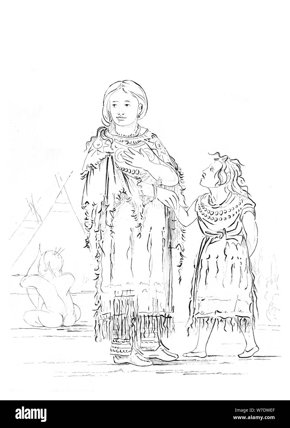 Child native american Black and White Stock Photos & Images - Alamy